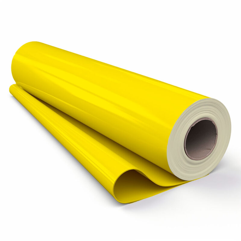 Vinilo Adhesivo De Corte Amarillo Brillante – Rollo De 61CM X 50MT ...